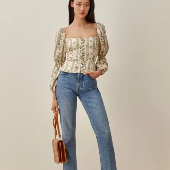 Reformation | Tops | Reformation Cera Top Size 4 Sold Out | Poshmark